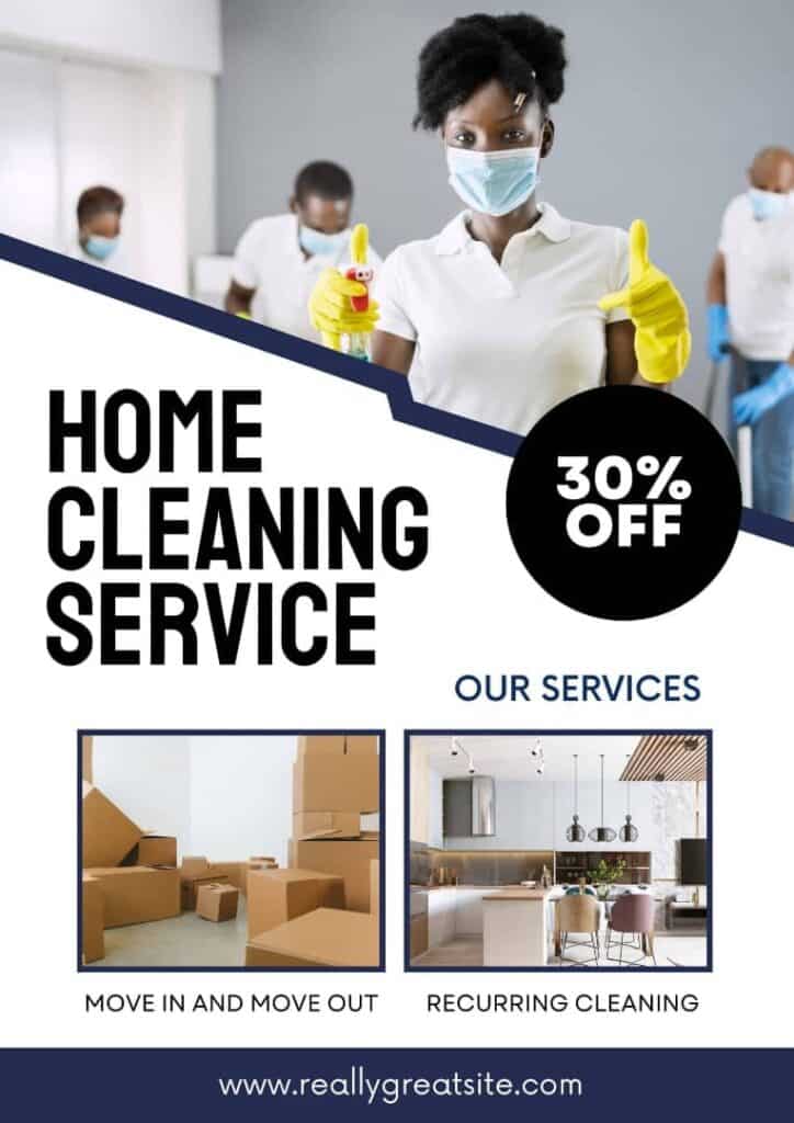This Is What to Put On A Cleaning Service Flyer (7 examples)